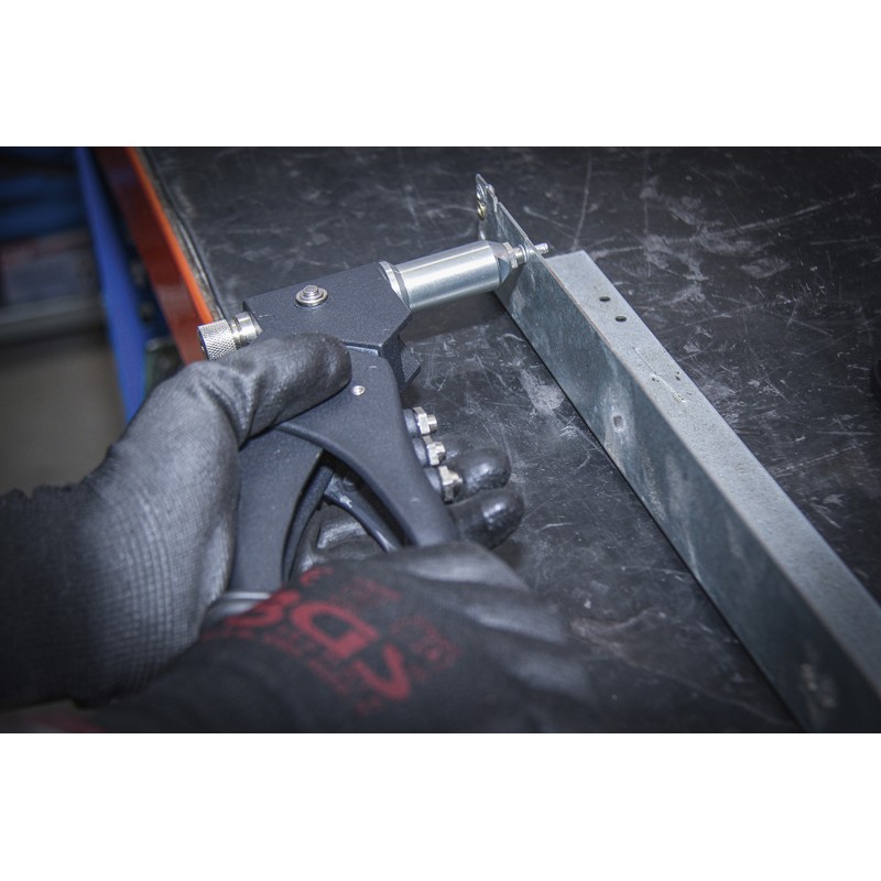 Jeu de pinces à riveter | pour rivets standard, écrous et goujons de rivetage